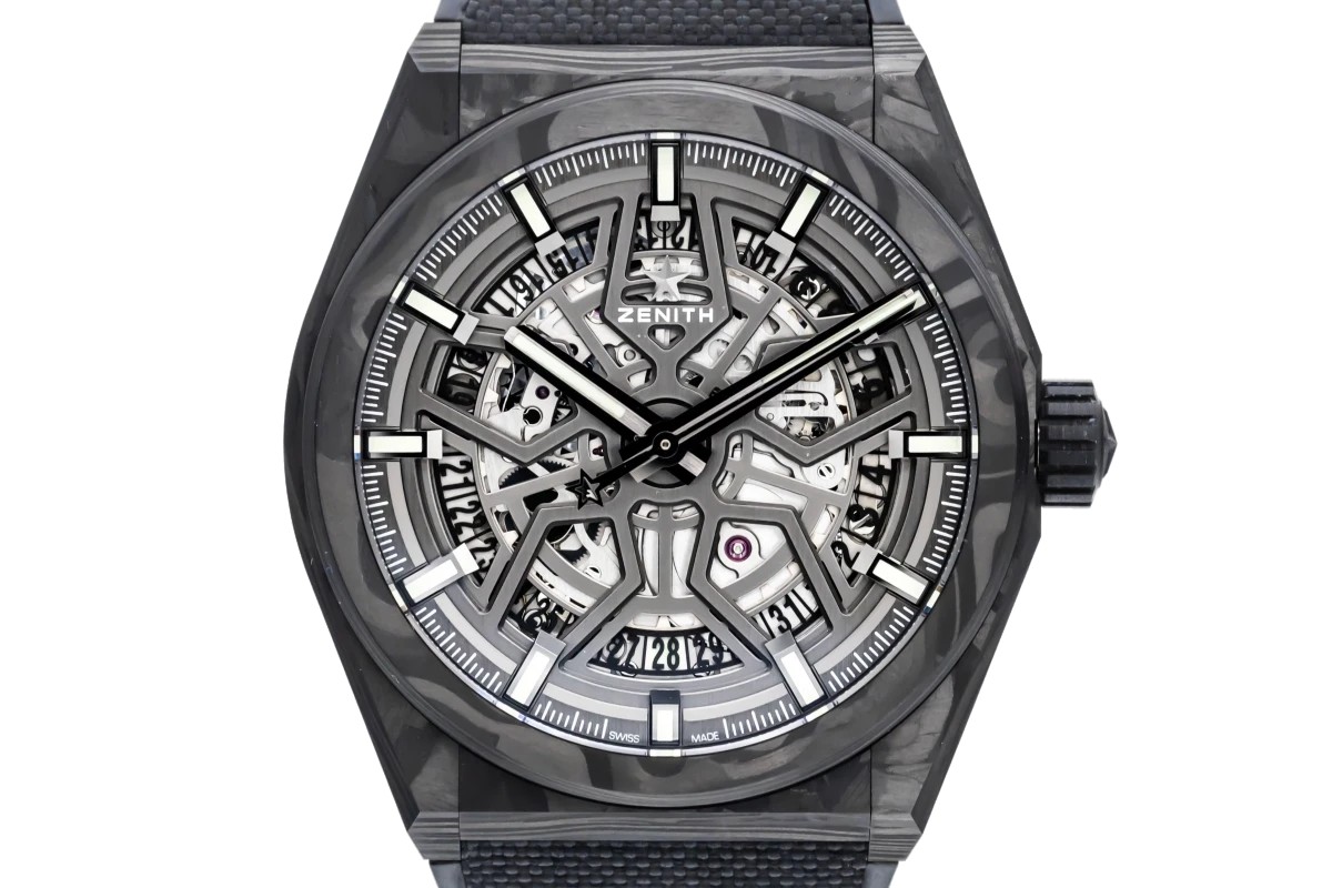 Zenith Defy Carbon Skeleton 41mm Black Rubber 10.9000.670/80.R795 2023 ...
