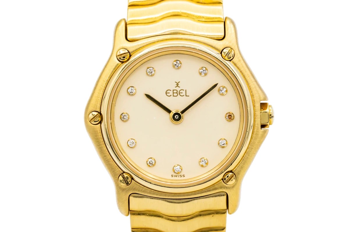 Ebel Sports Classic 25mm 18ct Yellow Gold Watch Quartz 866901 - Out of ...