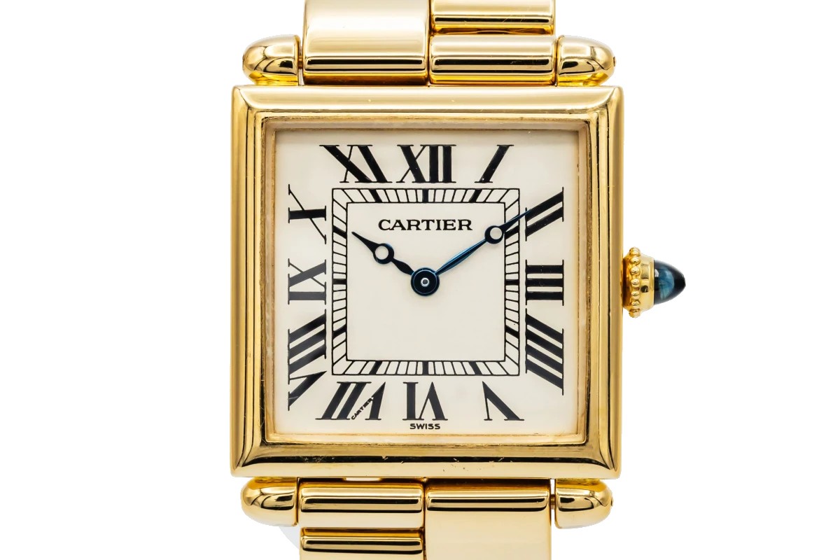 Cartier Tank Obus 25mm 18ct Yellow Gold 1630 1990 - Out of stock