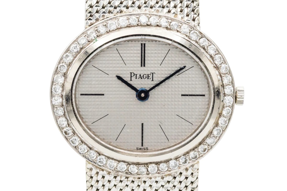 Piaget Vintage Oval 27mm 18ct White Gold 9335 1970’s - Out of stock
