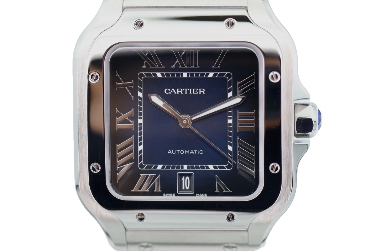 Cartier Santos De Cartier Blue 40mm 4072 - Out of stock