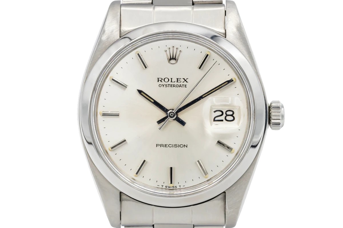 Rolex Oysterdate Precision 34mm Stainless Steel Oyster 6694 1981 - Out ...