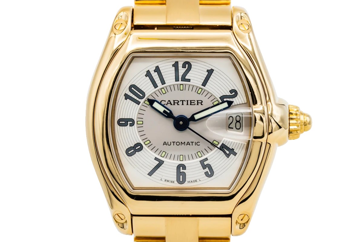 Cartier Roadster 37mm 18ct Yellow Gold W62005V2/2524