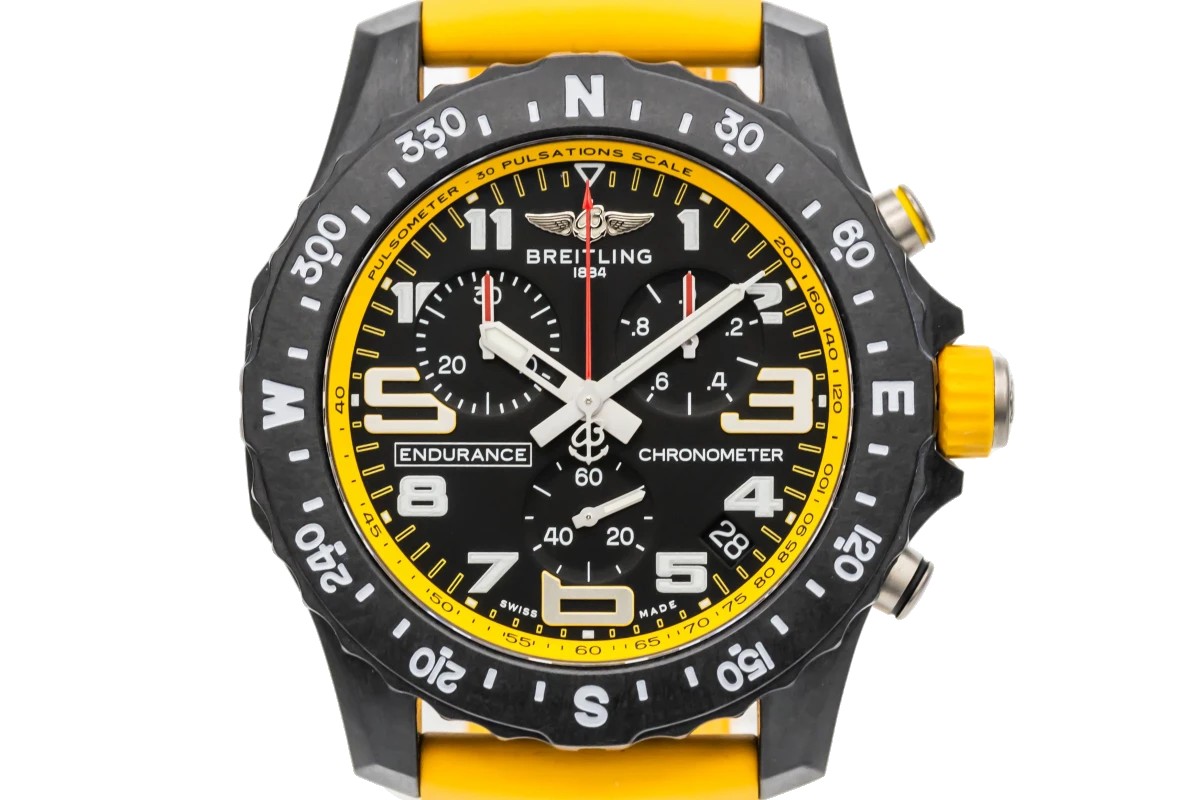 Breitling Endurance Pro 44mm Yellow Rubber X82310SA41B1S1 2021 - Out of ...