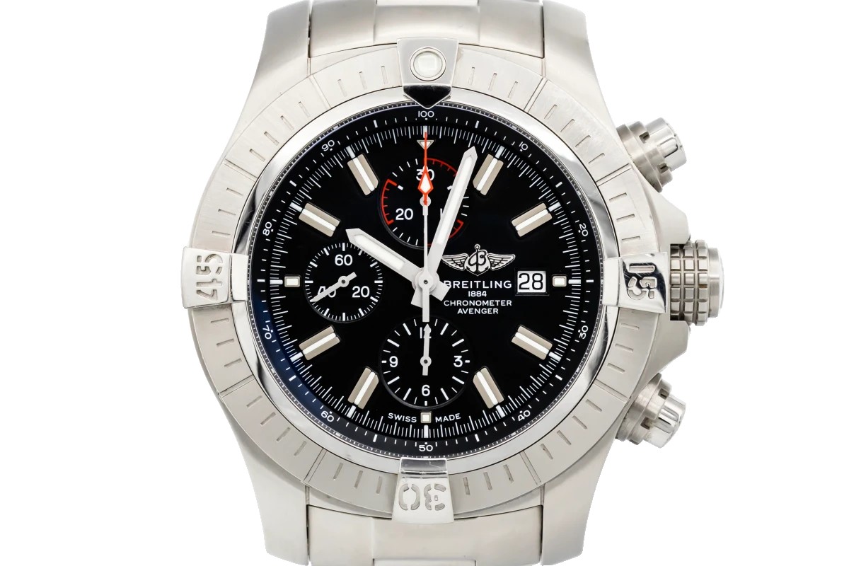 Breitling Super Avenger Certified Chronograph 48mm Stainless Steel ...