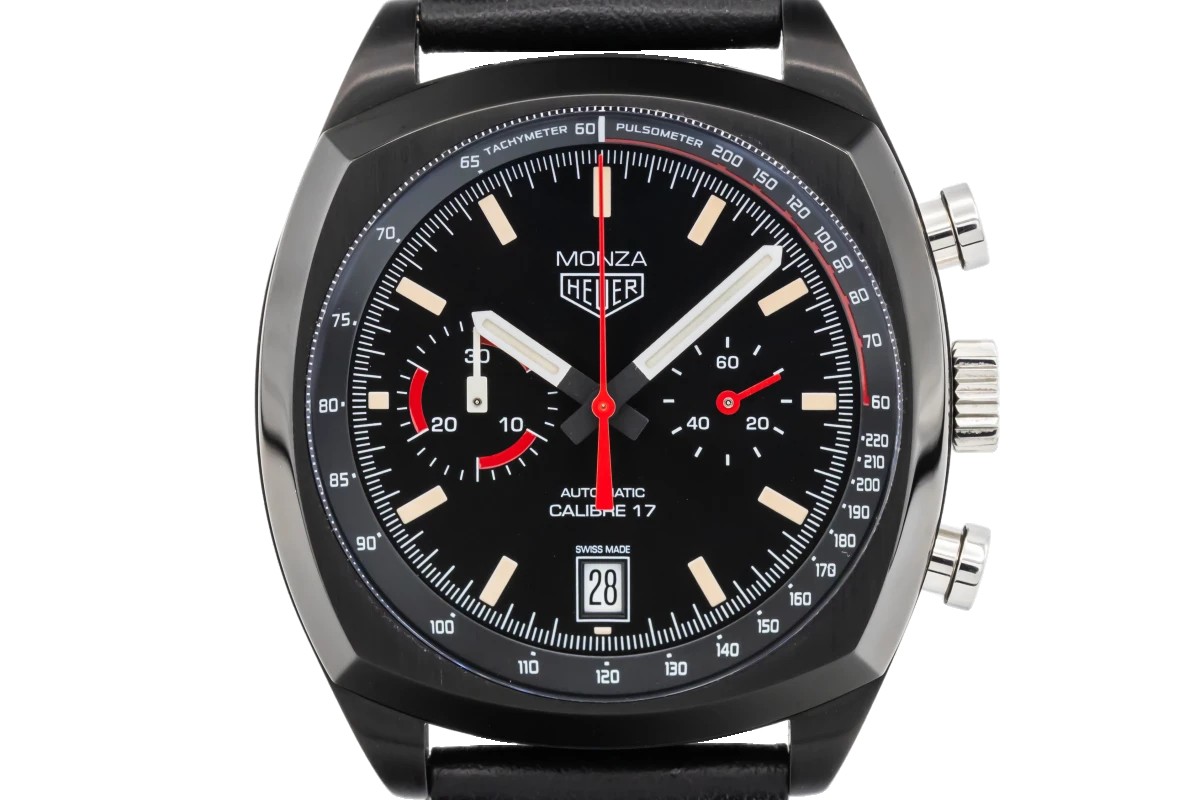 TAG Heuer Heritage Monza 42mm Black Leather CR2080.FC6375 2018 - Out of ...