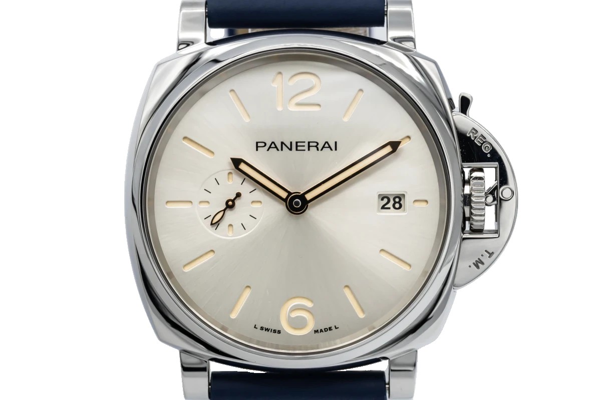 Panerai Luminor Due 42mm Stainless Steel Blue Leather PAM01249 - Out of ...
