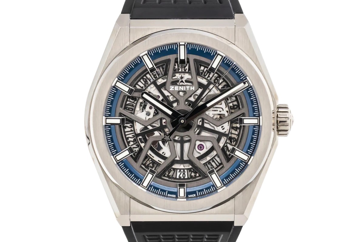 Zenith Defy Classic Titanium 41mm Black Rubber 95.9000.670/78.R782 2022 ...