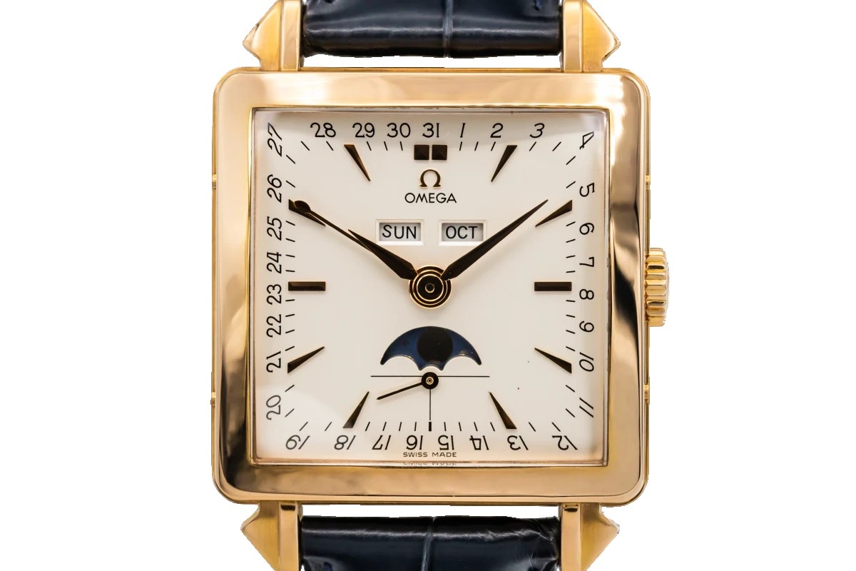 OMEGA Museum Cosmic Moonphase 41mm Black Leather 5756.30.01 2014 - Out ...