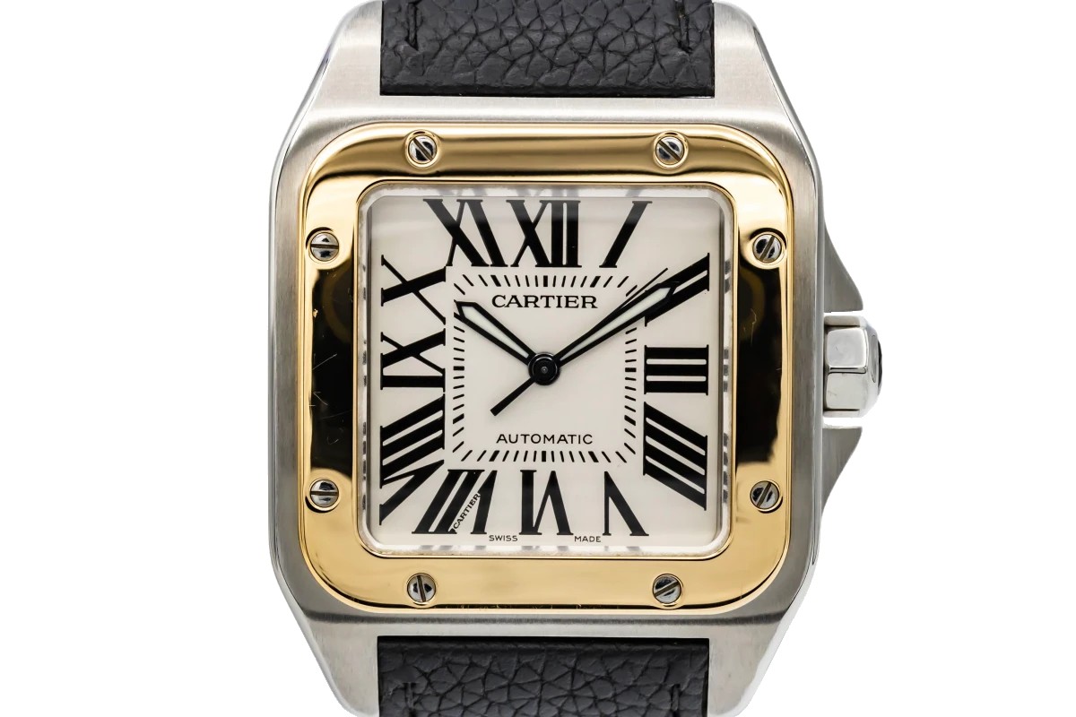 Cartier Santos 100XL 39.8mm Stainless Steel Leather W20077X7 2004 - Out ...